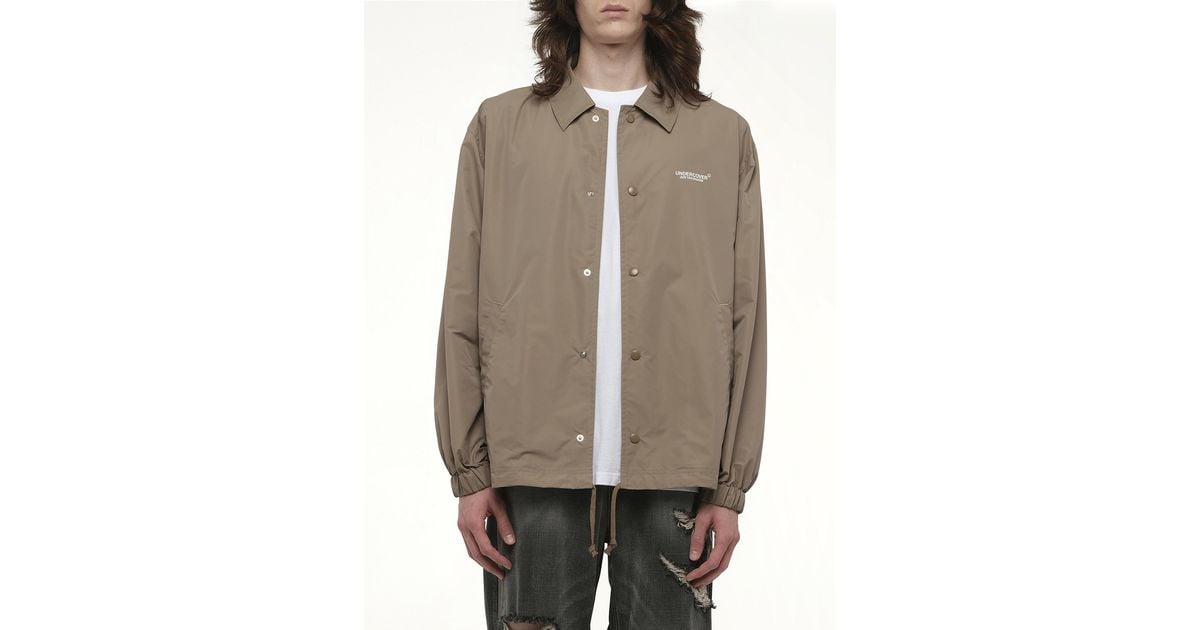 Undercover Coach Jacket, 100% Polyester in Natural for Men | Lyst