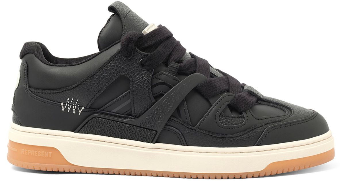 Represent Bully Sneakers, 100% Calf Leather in Black for Men | Lyst