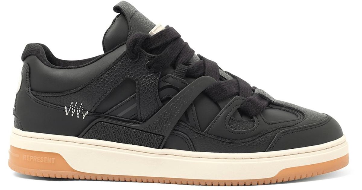 Represent Bully Sneakers, 100% Calf Leather in Black for Men | Lyst