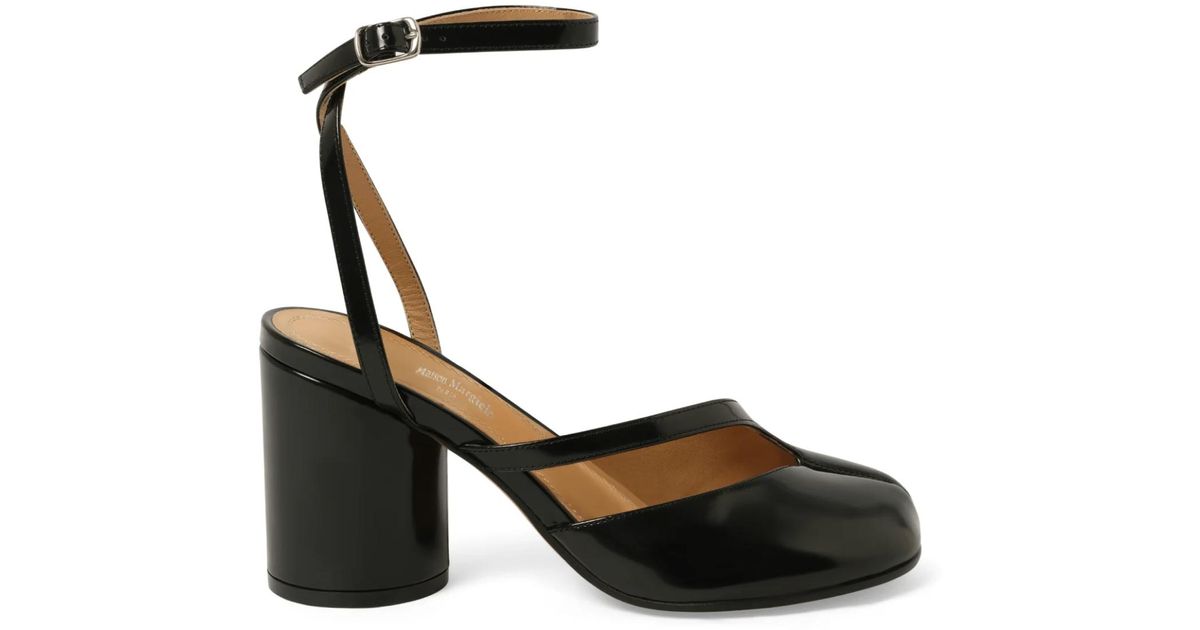 Maison Margiela Tabi Sandal Pump H80, 100% Calf Leather in Black | Lyst UK