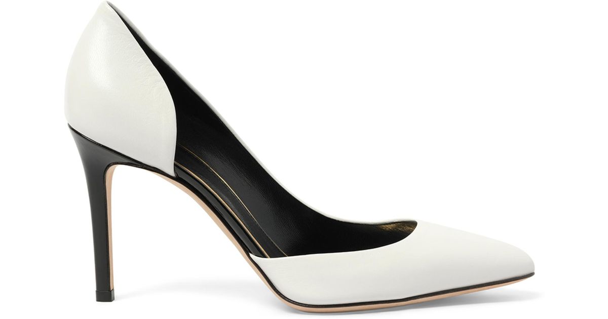 Lanvin Dorsay Pump 90 in White | Lyst