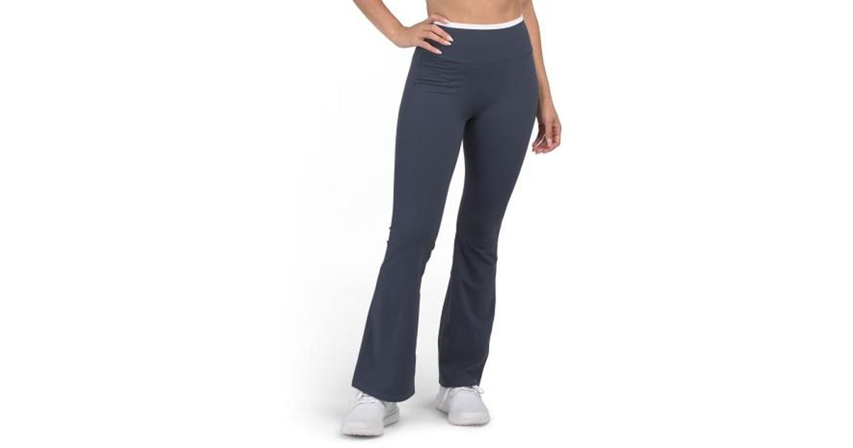Marshalls Contrast Layered Cornelia Origin Flare Pants For in Blue | Lyst