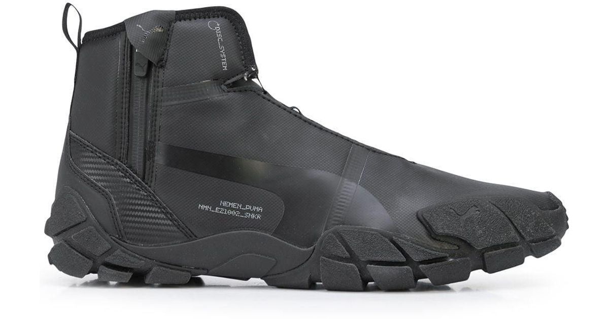 PUMA X Nemen Centaur Mid Disc Trainers in Black for Men | Lyst