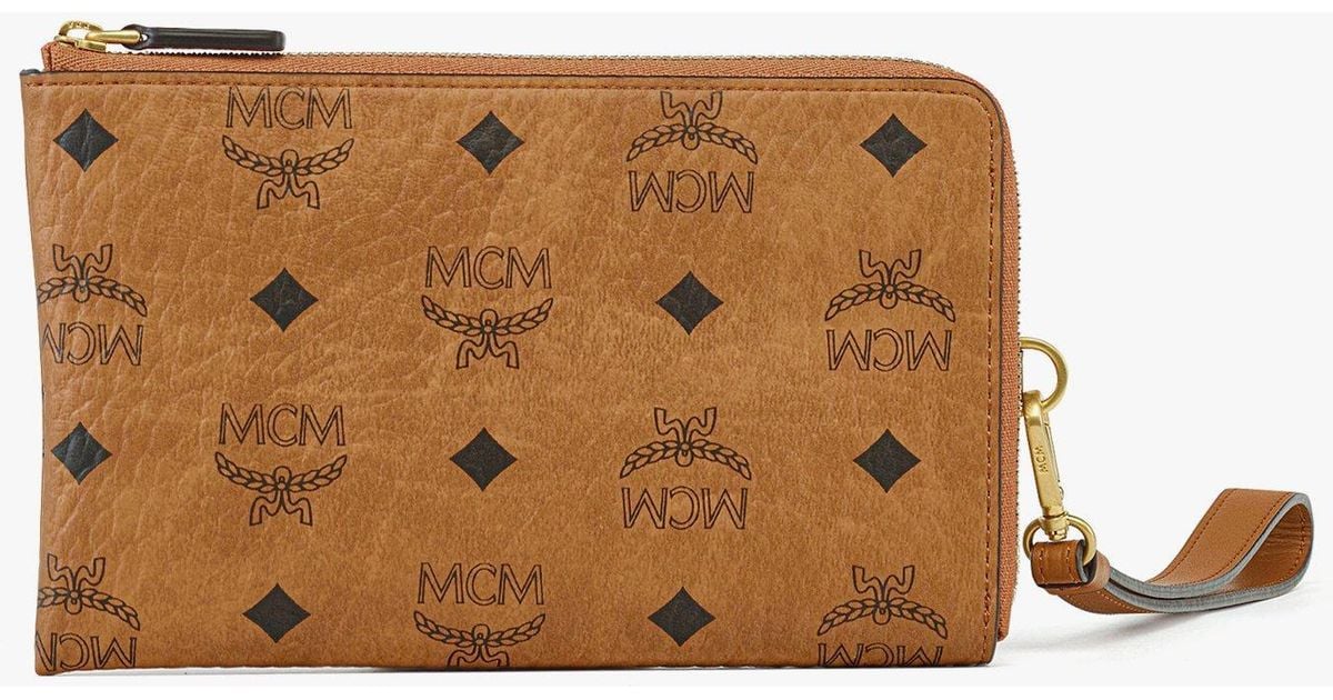 MCM Ottomar Travel Pouch in Brown for Men | Lyst