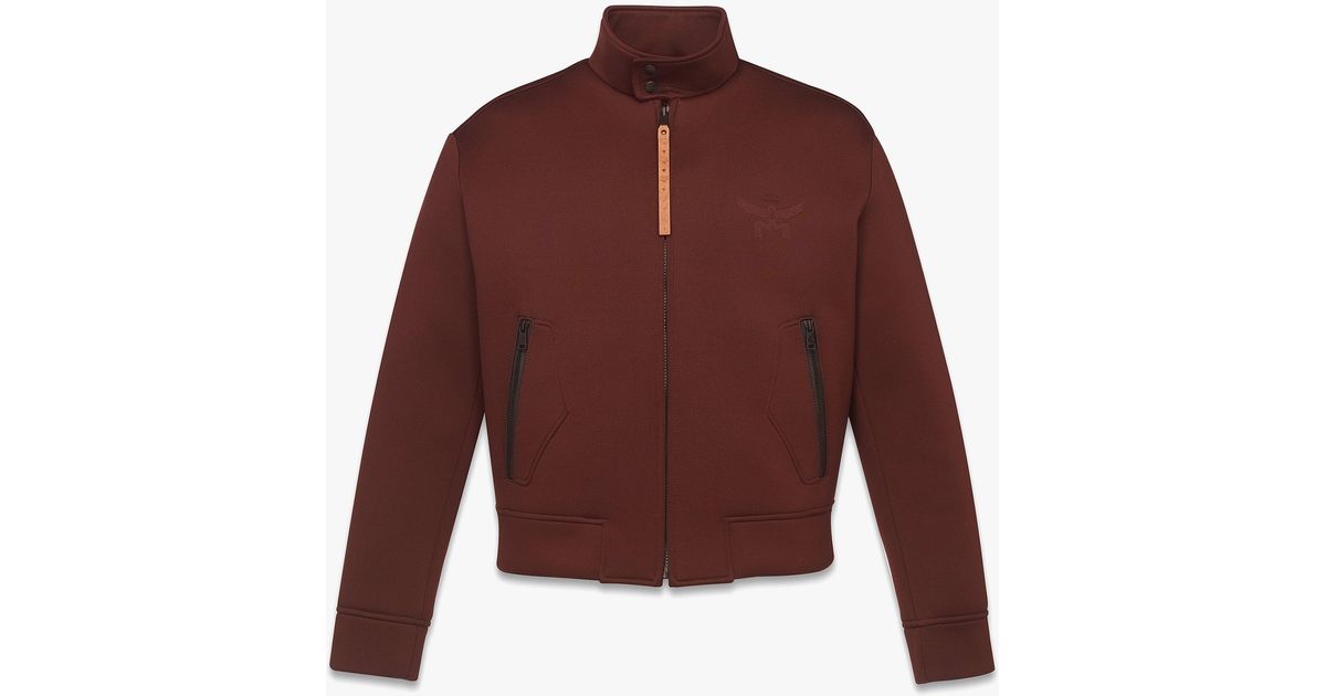 MCM Logo Jacket in Red for Men | Lyst