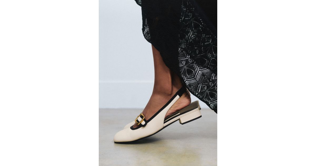 ME+EM Signature Slingback Mary Jane in Black | Lyst