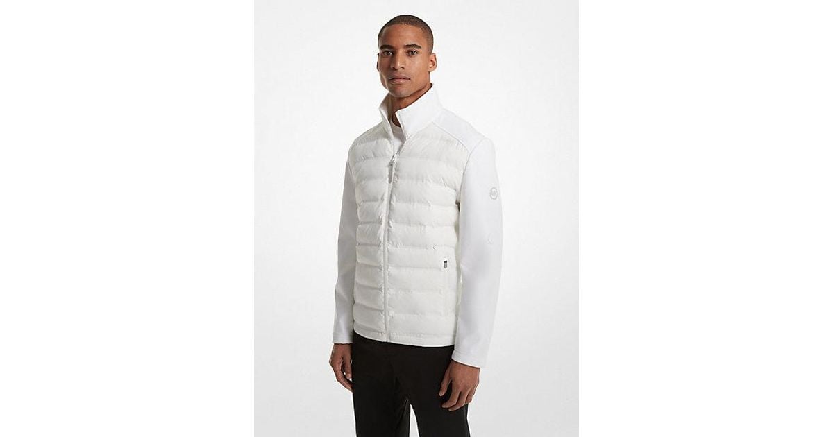 White michael kors men's jacket store