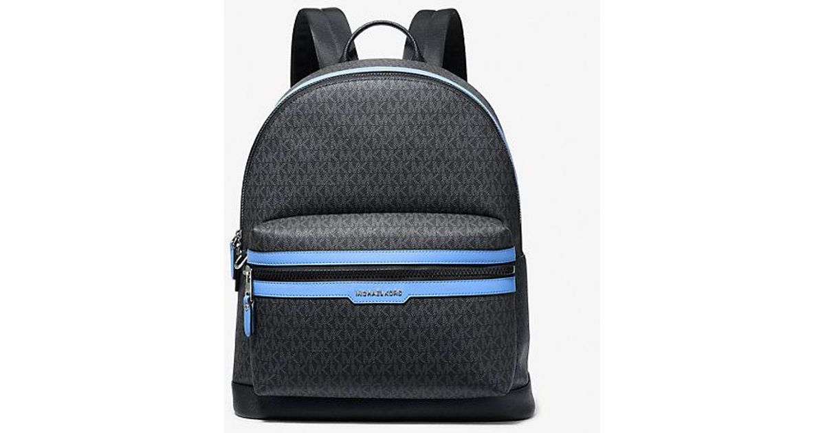 Michael Kors Mk Hudson Empire Monogram Backpack in Blue for Men | Lyst