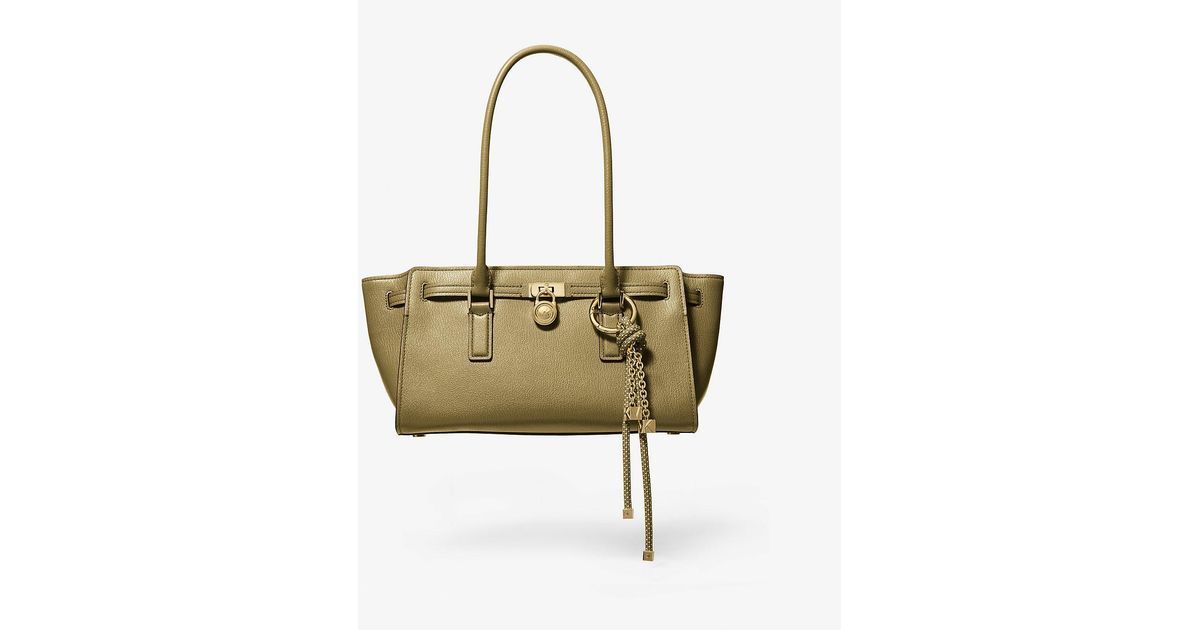 MICHAEL Michael Kors Mk Hamilton Moderne Small Leather Satchel in ...