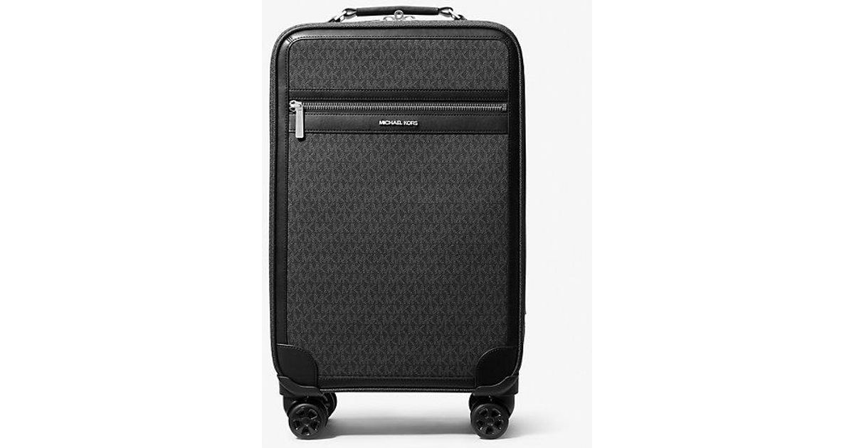 Michael Kors Signature Logo Small Suitcase in Black | Lyst
