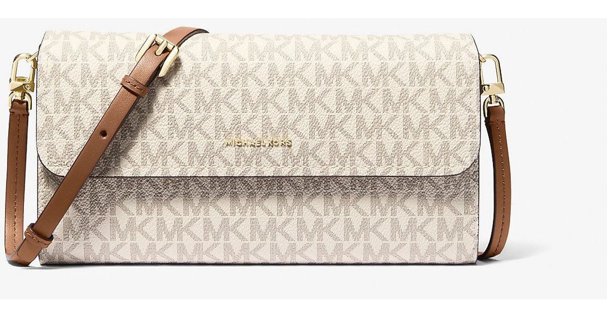 MICHAEL Michael Kors Mk Jet Set Small Signature Logo Smartphone ...