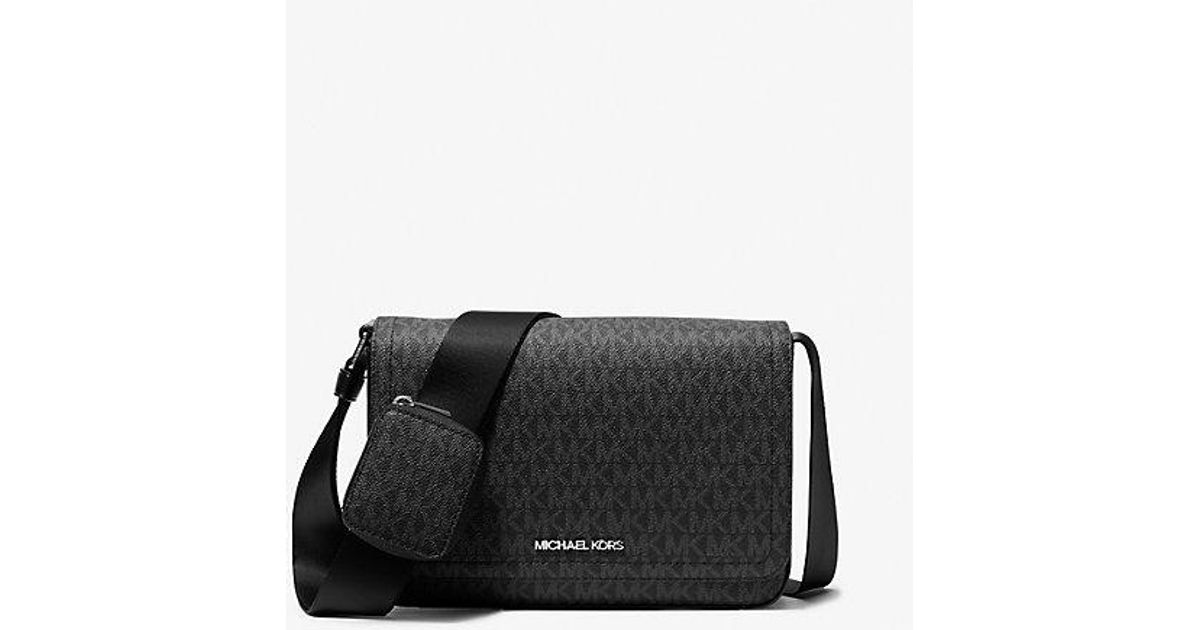 Michael Kors Cooper Mini Signature Logo Crossbody Bag With Pouch in ...