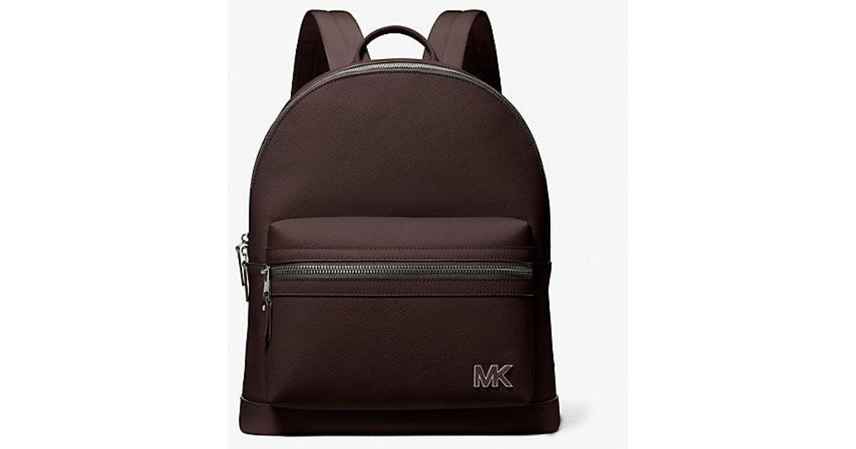 Michael Kors Mk Edison Leather Backpack in Red for Men | Lyst