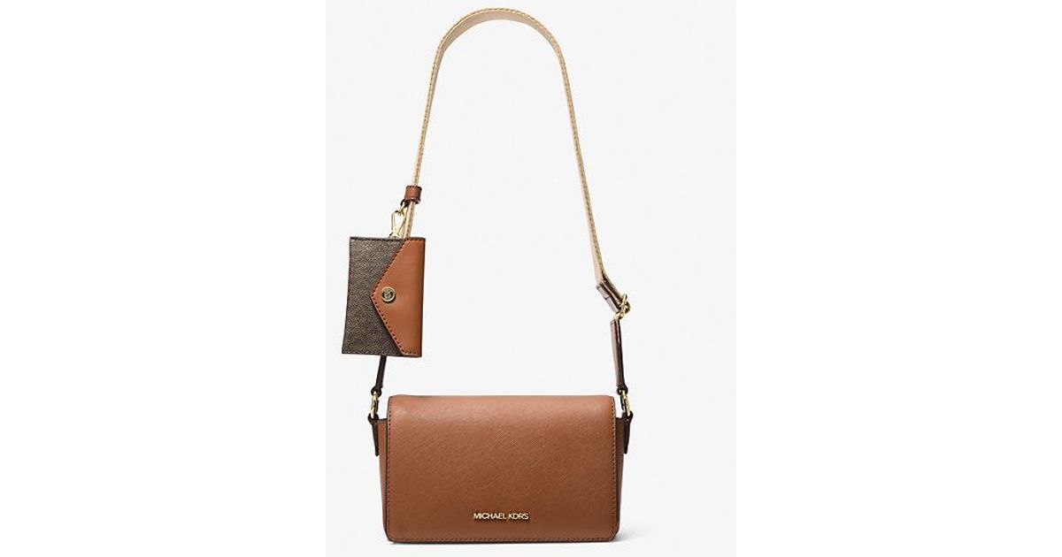 Michael Kors Vincent Small Saffiano Leather Crossbody Bag With ...