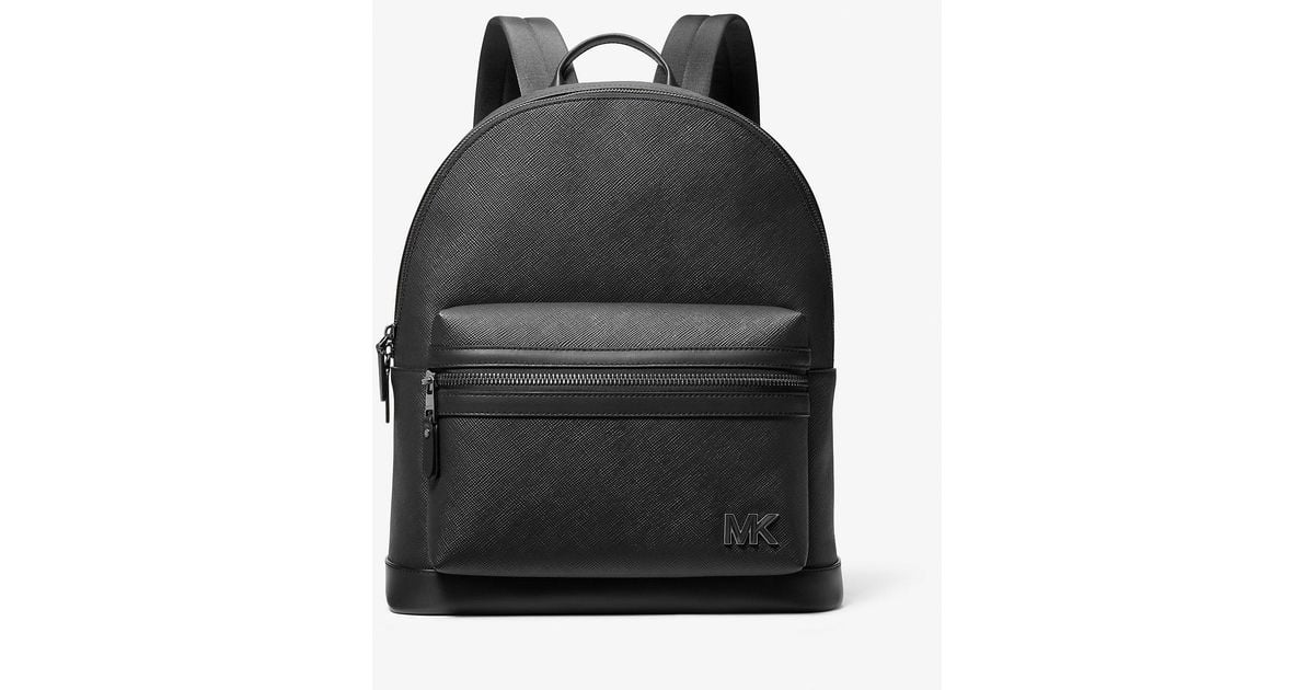 Michael Kors Mk Edison Leather Backpack in Black for Men | Lyst UK