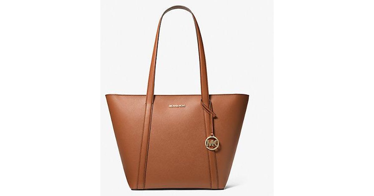Michael Kors Pratt Large Tote Bag in Brown | Lyst