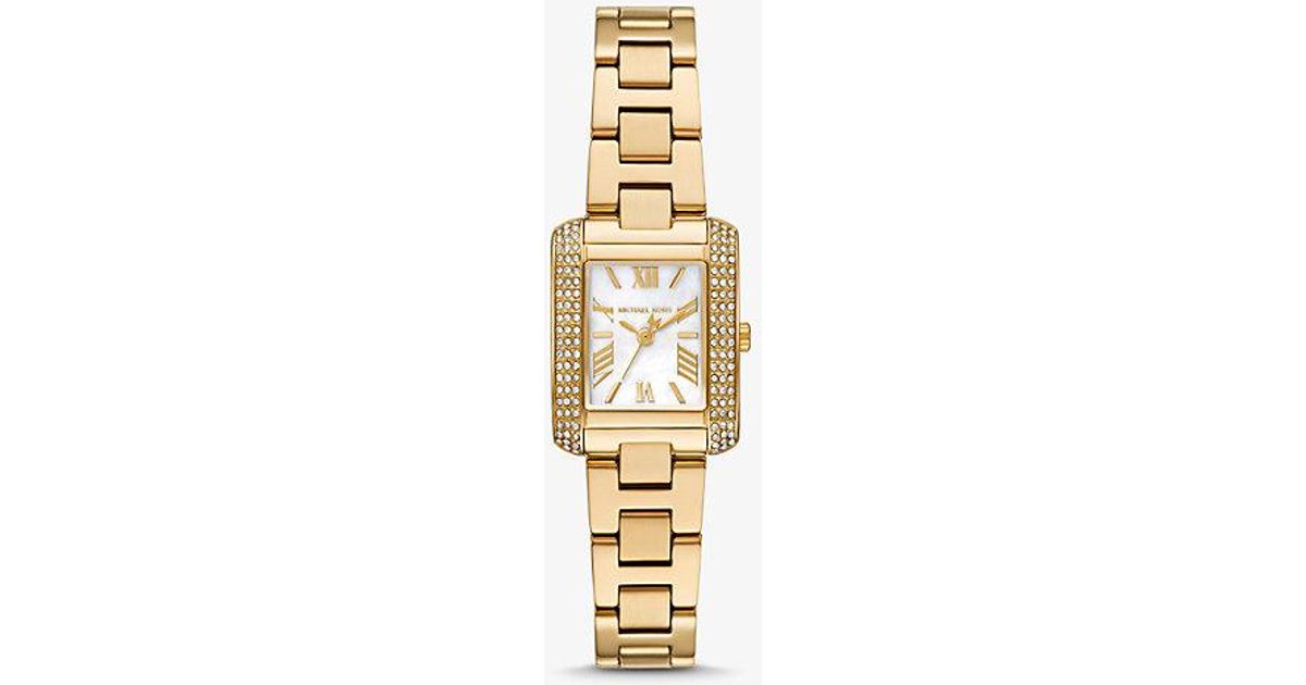 Michael Kors Emery Three-hand Stainless Steel Watch 22mm in Metallic | Lyst