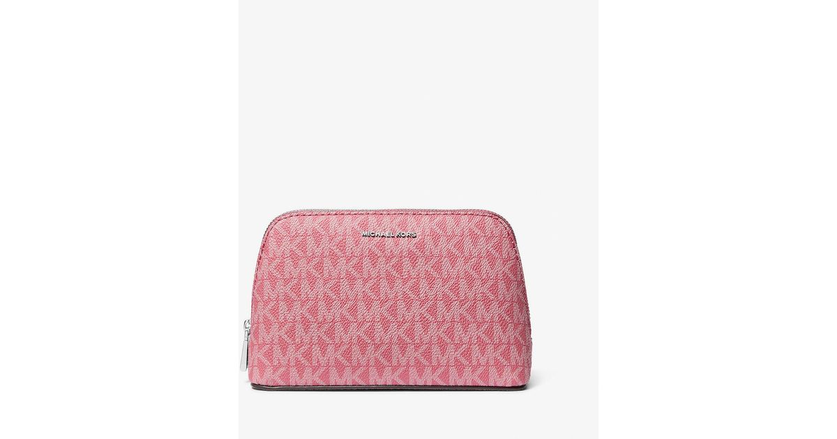 MICHAEL Michael Kors Mk Jet Set Small Signature Logo Travel Kit in Pink ...