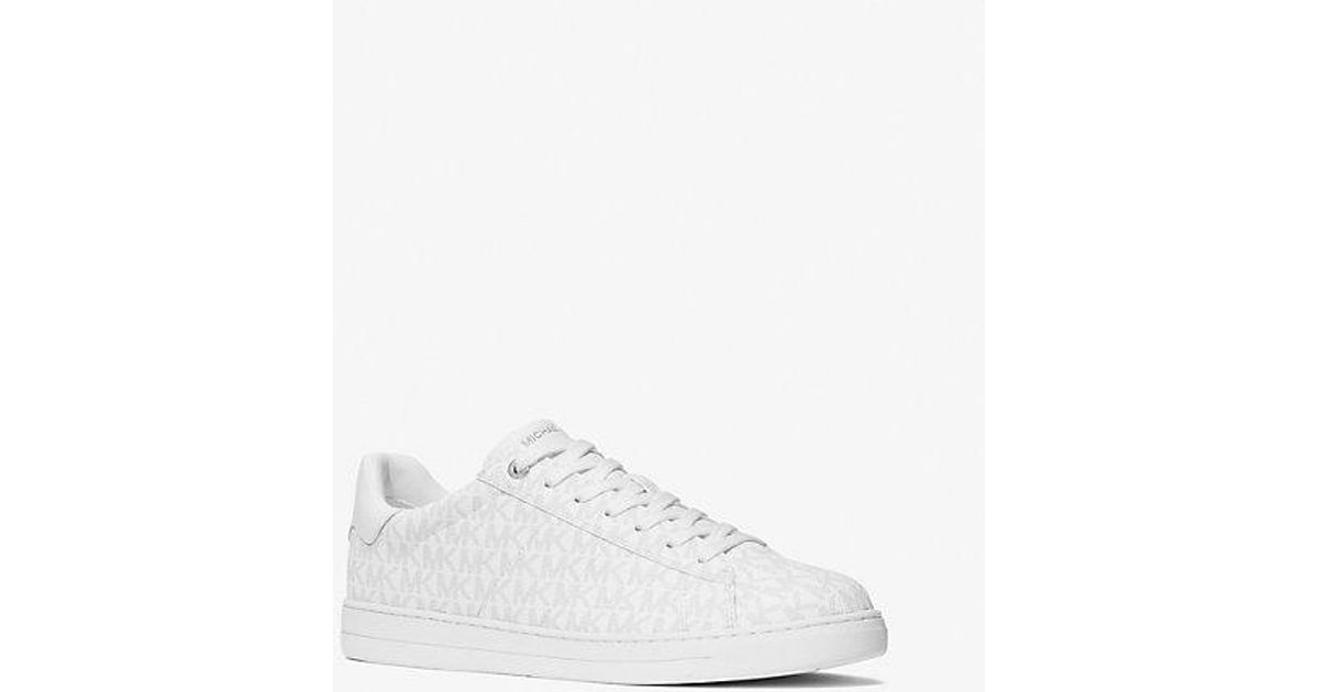 Michael Kors Jacob Logo Sneaker in White for Men | Lyst