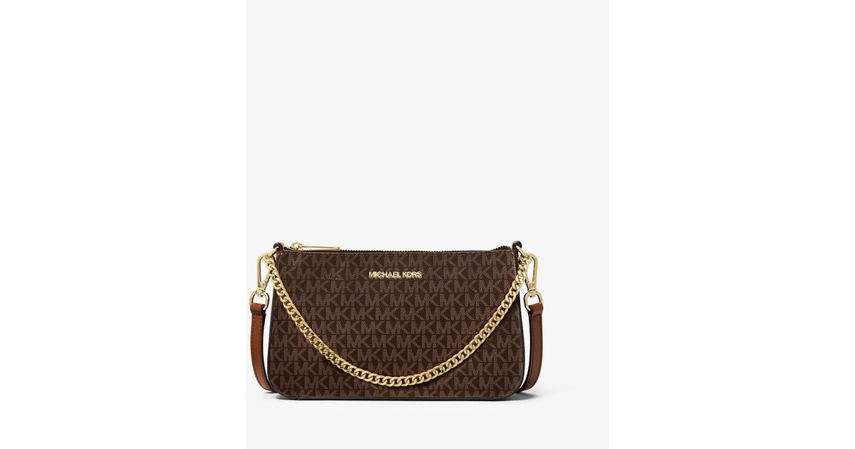 Michael Kors Outlet Mk Jet Set Medium Signature Logo Convertible ...