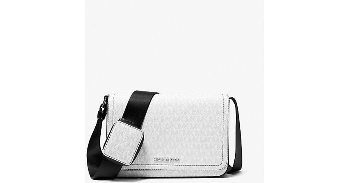 Michael Kors Cooper Mini Signature Logo Crossbody Bag With Pouch in ...