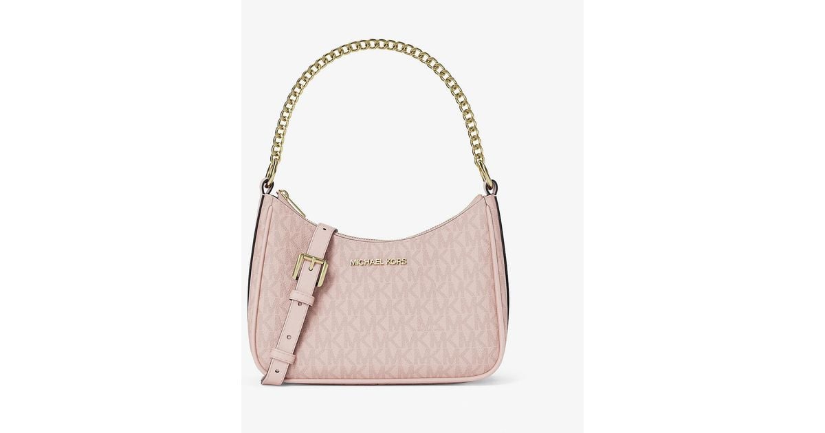 Michael Kors Outlet Mk Jet Set Small Signature Logo Convertible ...