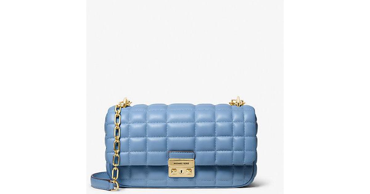 MICHAEL Michael Kors Mk Tribeca Large Quilted Leather Shoulder Bag in ...