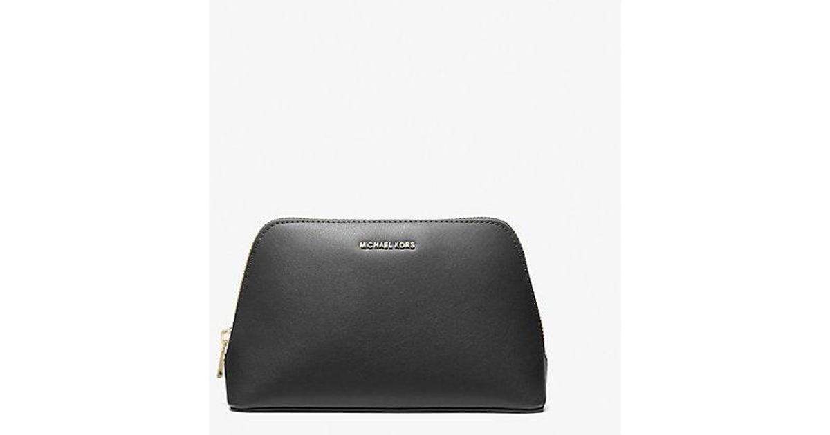 MICHAEL Michael Kors Jet Set Medium Leather Travel Kit in Gray | Lyst