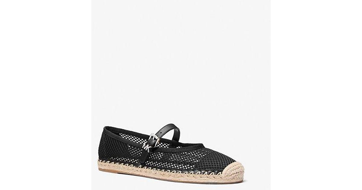 Michael Kors Lynn Mesh Ballet Espadrille in White | Lyst