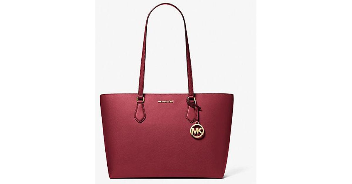 Michael Kors Sheila Large Tote Bag in Red | Lyst