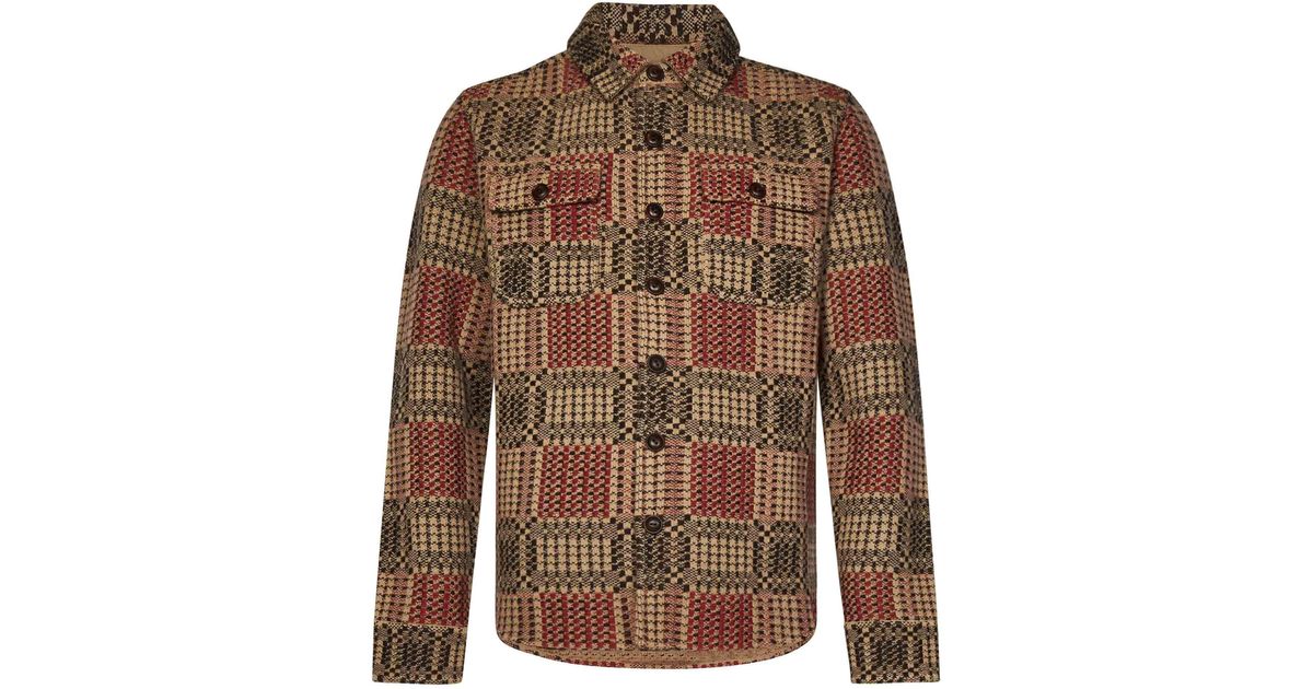 RRL Sweater in Brown for Men | Lyst