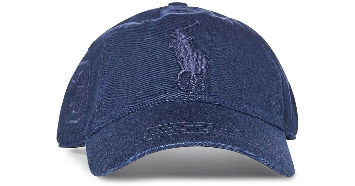 Polo Ralph Lauren Big Pony Hat in Blue for Men | Lyst