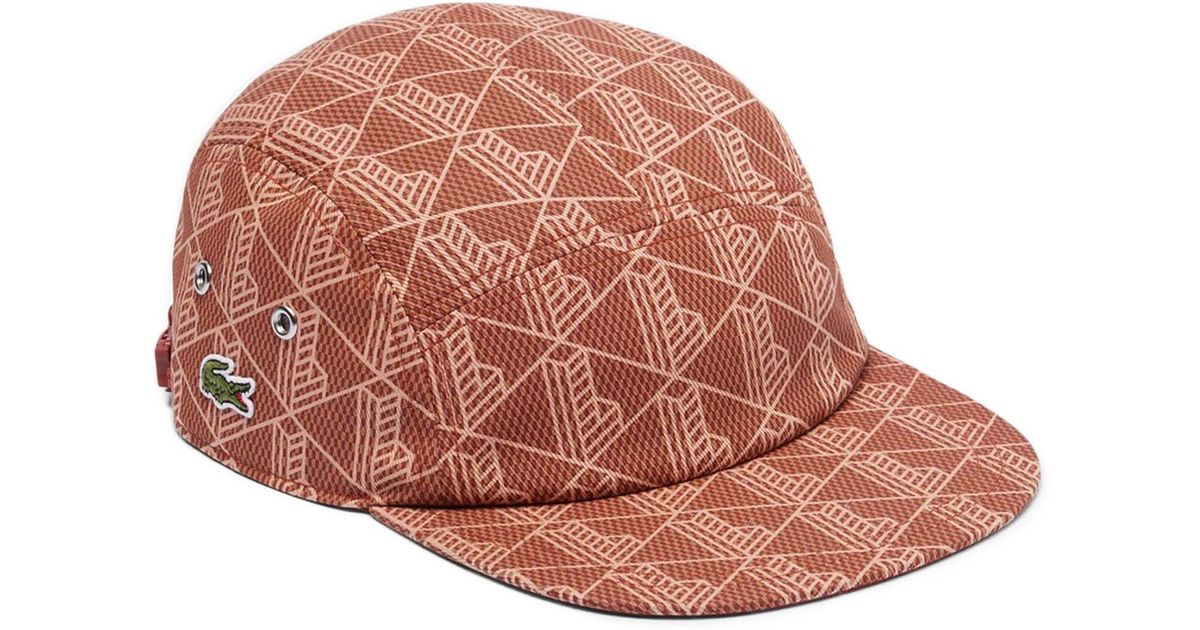 Lacoste Hat in Pink for Men | Lyst