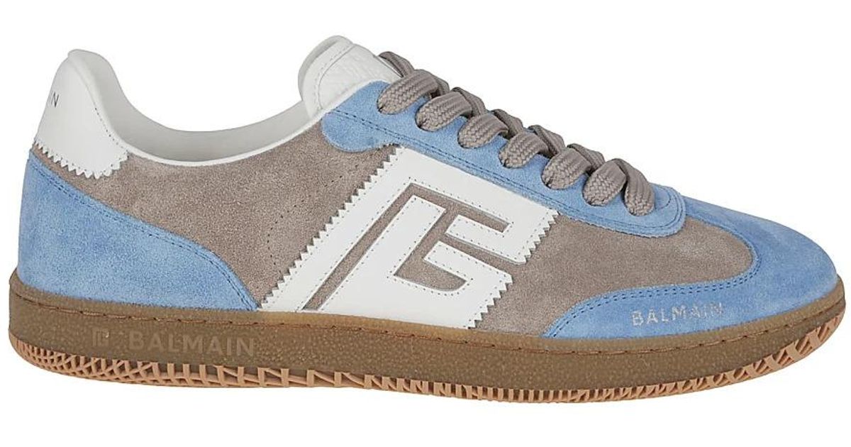 Balmain Sneakers in Blue for Men | Lyst