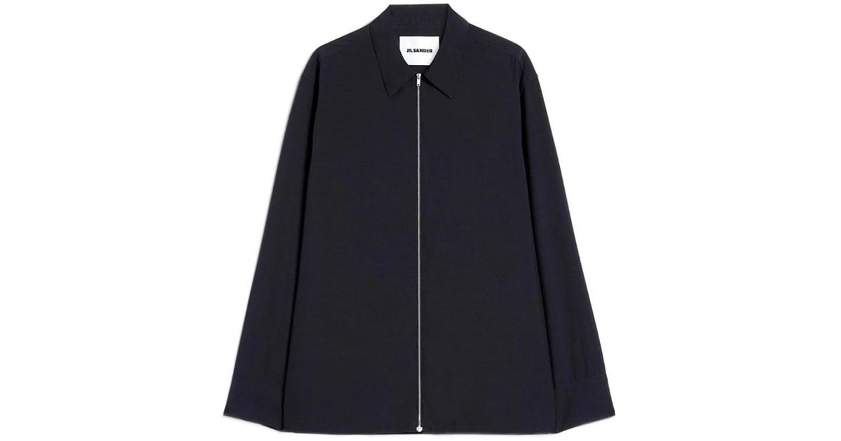 Jil Sander Light Jackets in Blue for Men | Lyst UK