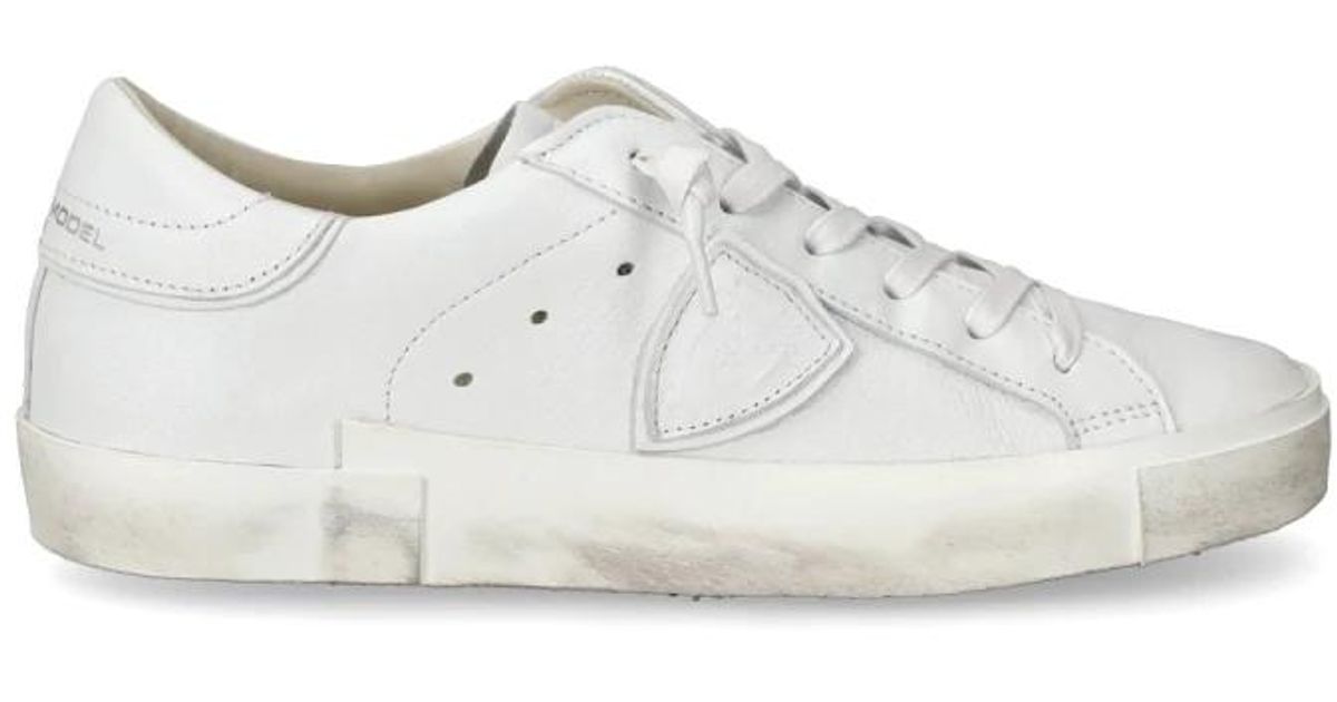 Philippe Model Sneakers in White for Men | Lyst UK
