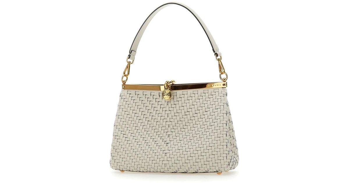 Etro Handbags in Gray | Lyst