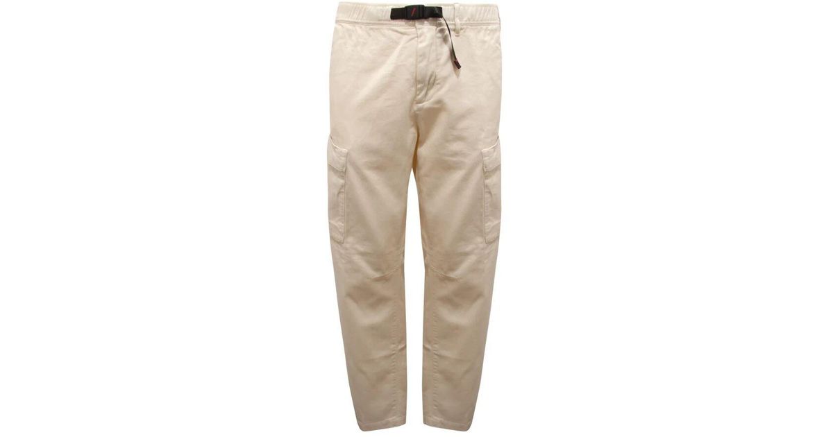 AFTER LABEL Slim-Fit Trousers in Natural for Men | Lyst UK