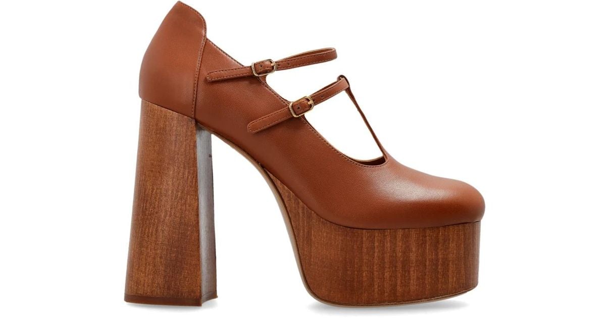 Chloé Pumps in Brown | Lyst