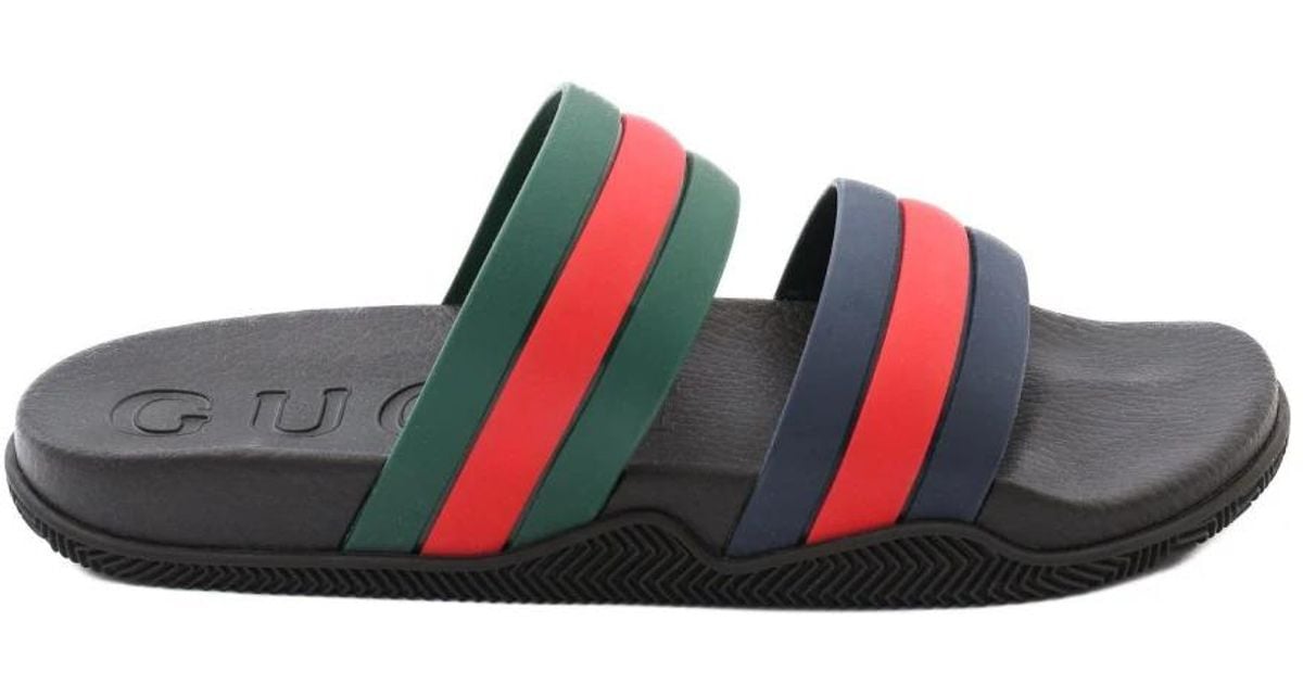 Gucci Sliders in Black for Men | Lyst