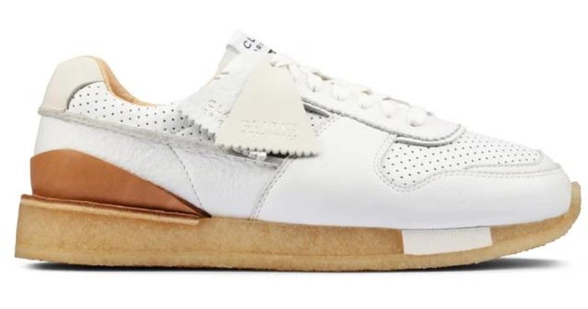 Clarks Sneakers in White | Lyst