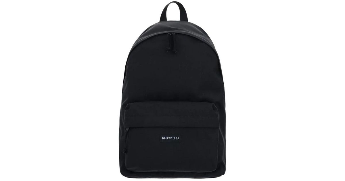 Balenciaga Explorer Backpack in Black for Men | Lyst