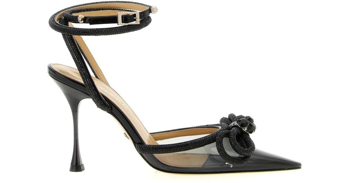 Mach & Mach High Heel Sandals in Black | Lyst UK