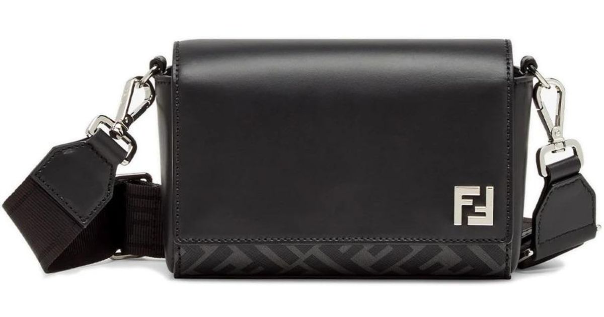 Fendi Cross Body Bags in Black for Men | Lyst