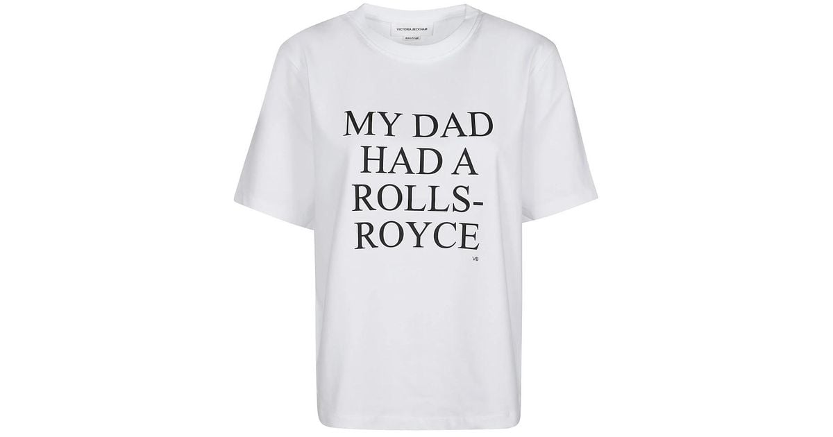 Victoria Beckham T-Shirts in White | Lyst UK