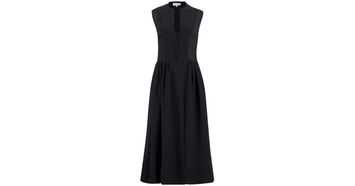 Zeus+Dione Midi Dresses in Black | Lyst UK
