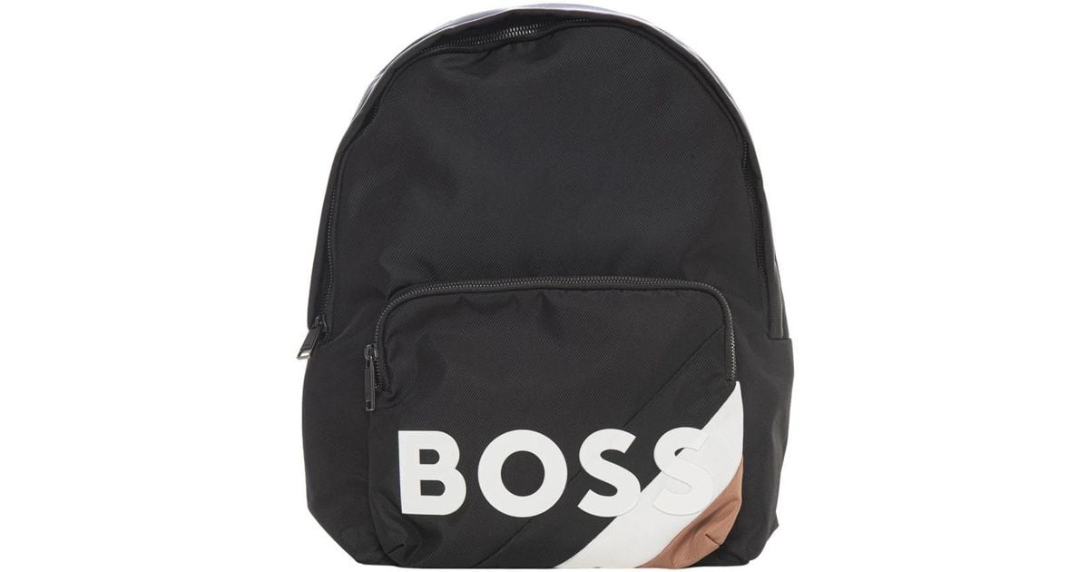 BOSS Backpacks in Black for Men | Lyst