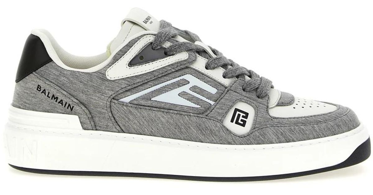 Balmain Sneakers in Grey for Men | Lyst UK