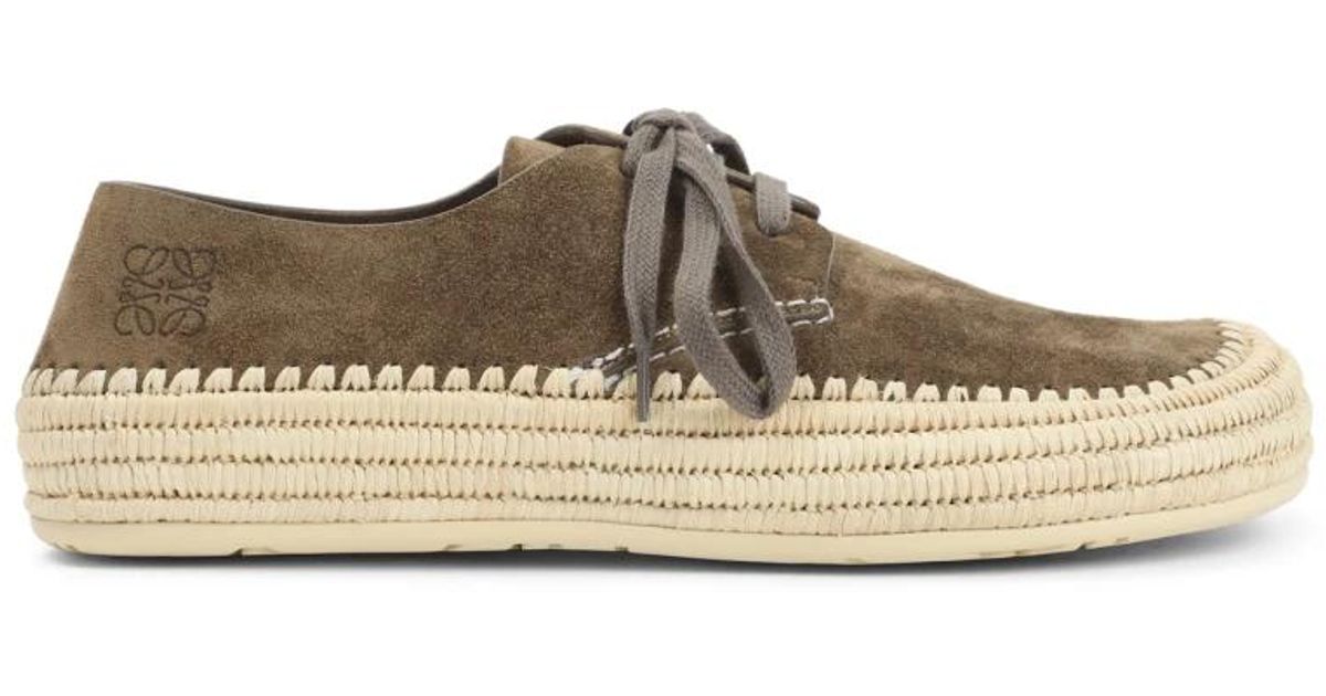 Loewe Laced Shoes in Brown for Men | Lyst