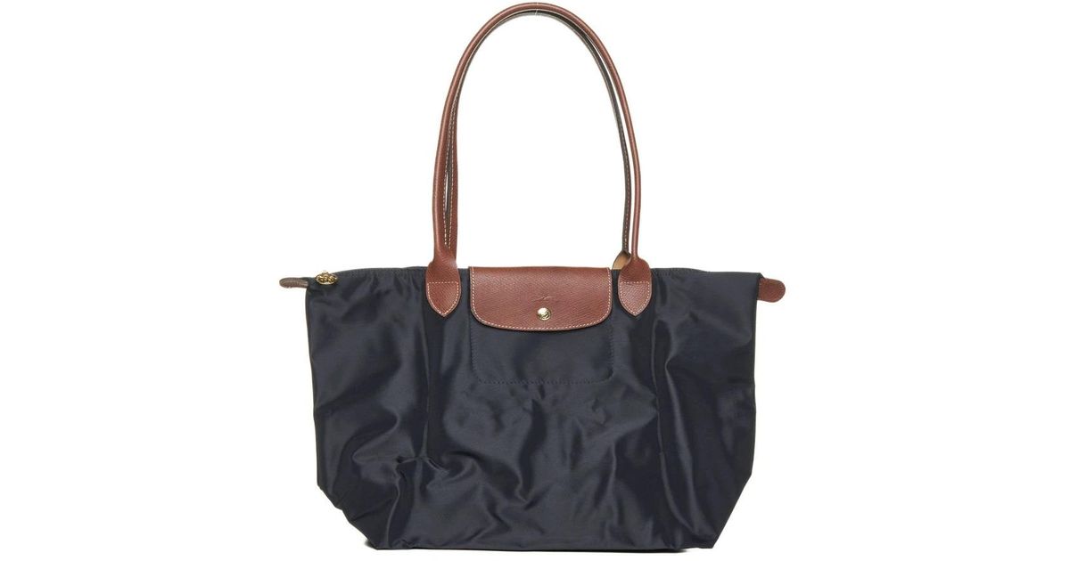 Longchamp Tote Bags in Blue | Lyst UK